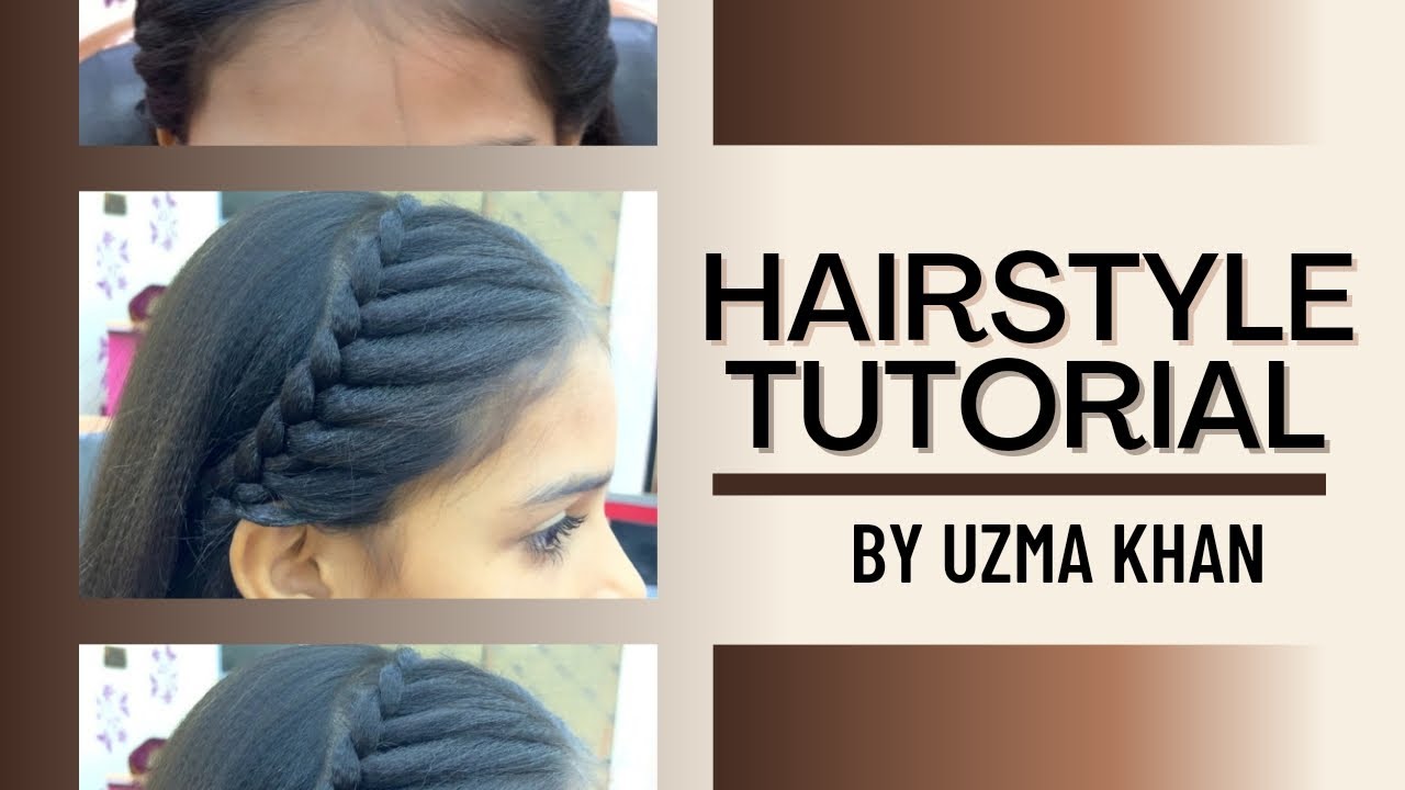 Home function Hairstyle by Uzma khan | Full Hairstyle tutorial | Easy ...