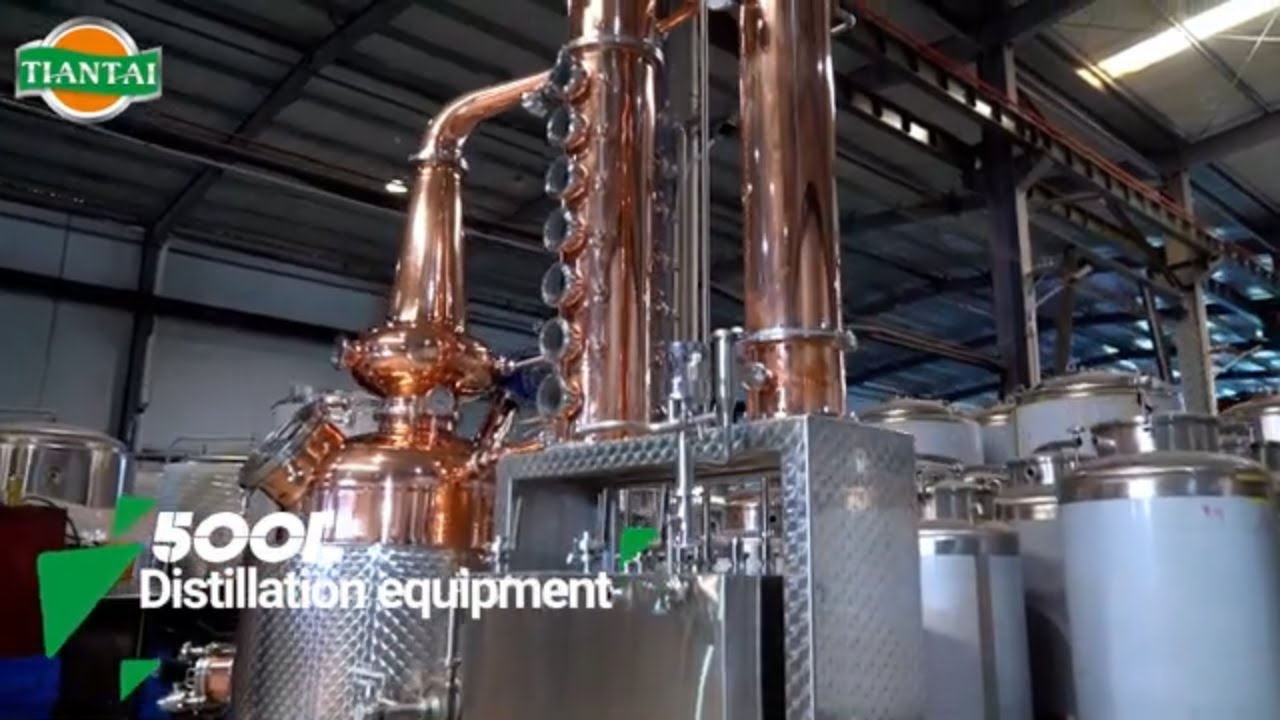 How to set up distillery with 500L distillery unit - YouTube