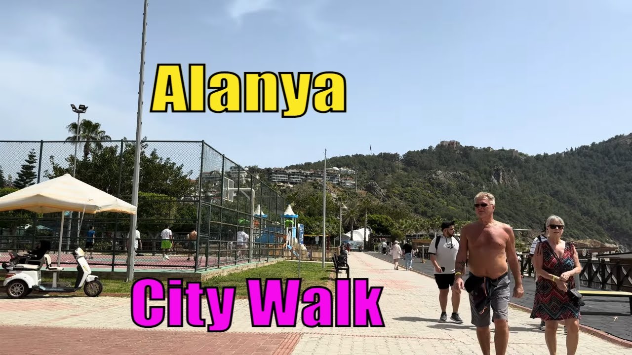 Alanya City Center Walking Tour Turkey 4K🇹🇷 - YouTube