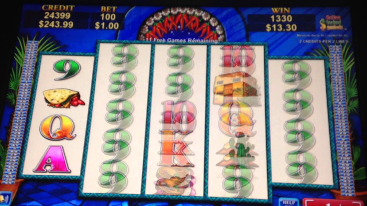 Jumpin Jalapenos-Konami Slot Machine Bonus - YouTube