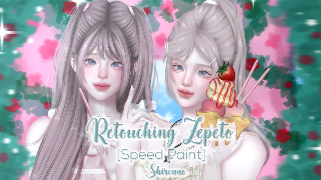 ⋆.˚ᡣ𐭩 Retouching Zepeto in ibisPaint x [ Speed Paint ] Zepeto Edit Tutorial 💐 - YouTube
