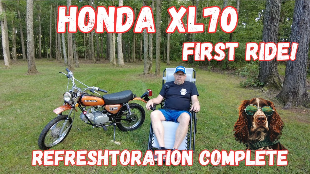 1974 Honda XL70 preservation project complete. Project Old Crusty Part ...