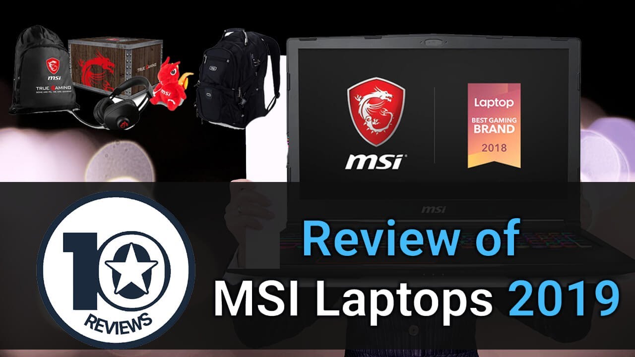 Review of MSI Laptops 2019 - YouTube