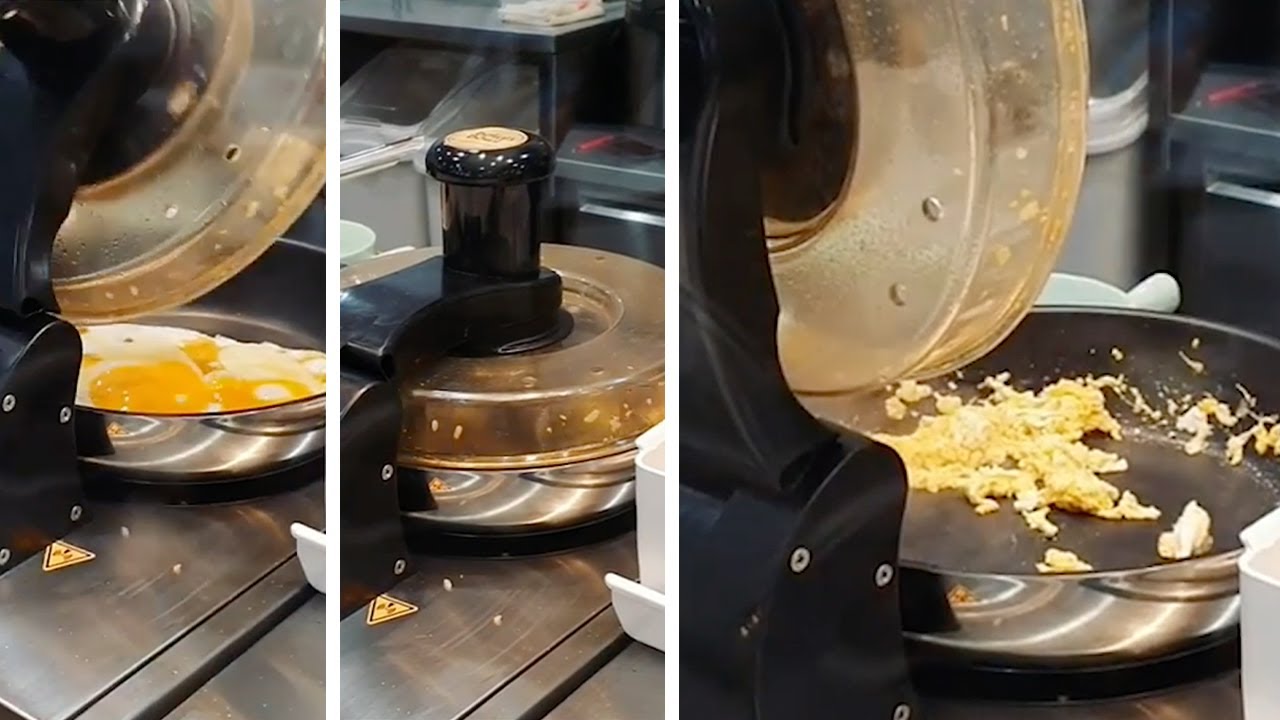Robot Cooks Fried Rice In Just 20 Seconds - YouTube