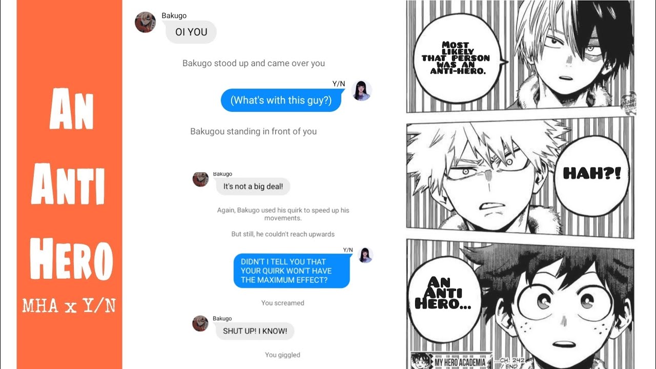 An Anti Hero Ep 2 | MHA x Y/N | MHA texting story - YouTube