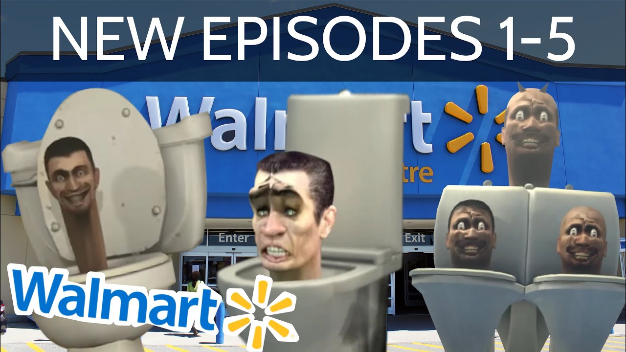 Skibidi Toilet in Walmart All Episodes - YouTube