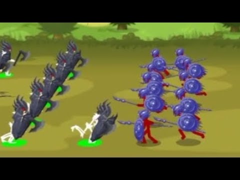 Juggerknight vs Spearton (10v10)//Stick war 3 - YouTube