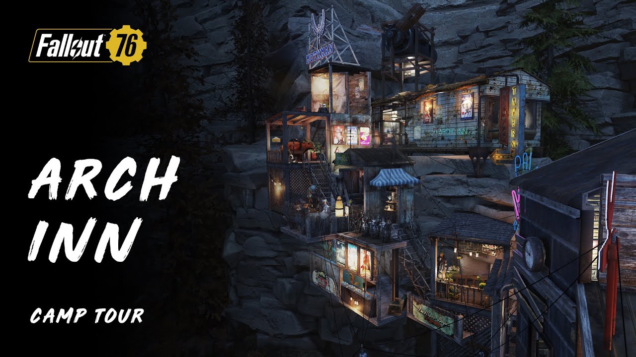 Fallout 76 | Arch Inn C.A.M.P - YouTube