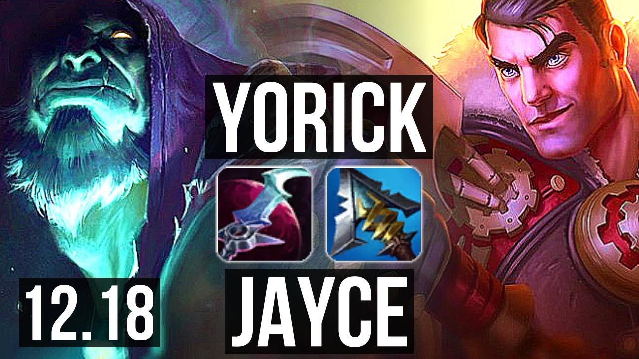 YORICK vs JAYCE (TOP) | Rank 6 Yorick, 6/0/0, 6 solo kills, Dominating ...