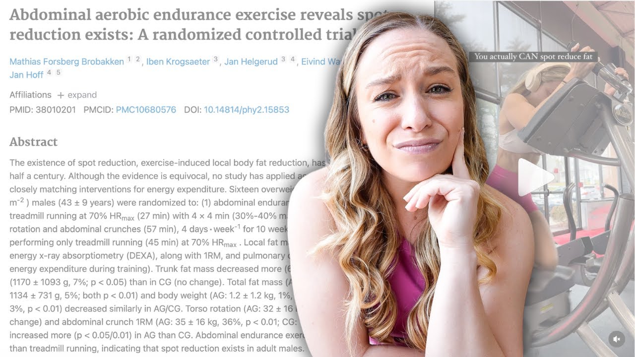 New study shows spot reduction is possible?! - YouTube