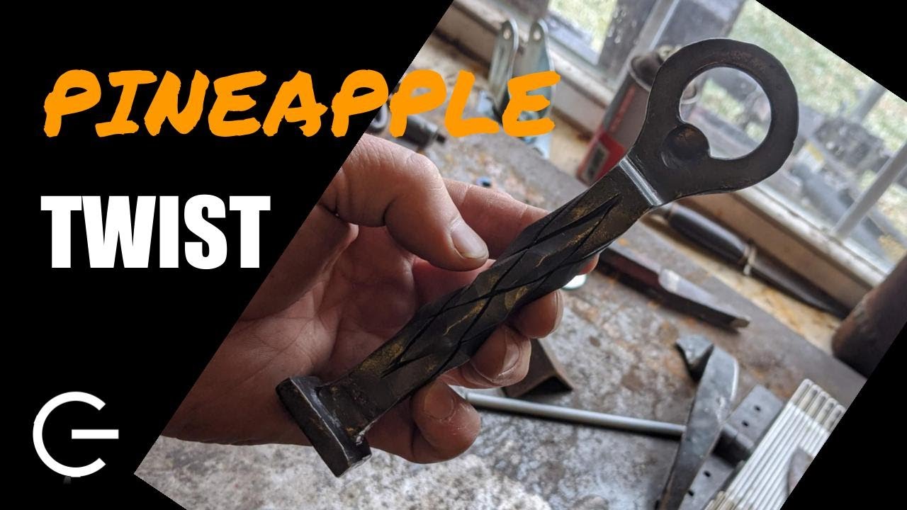 How to Forge a Pineapple Twist - YouTube