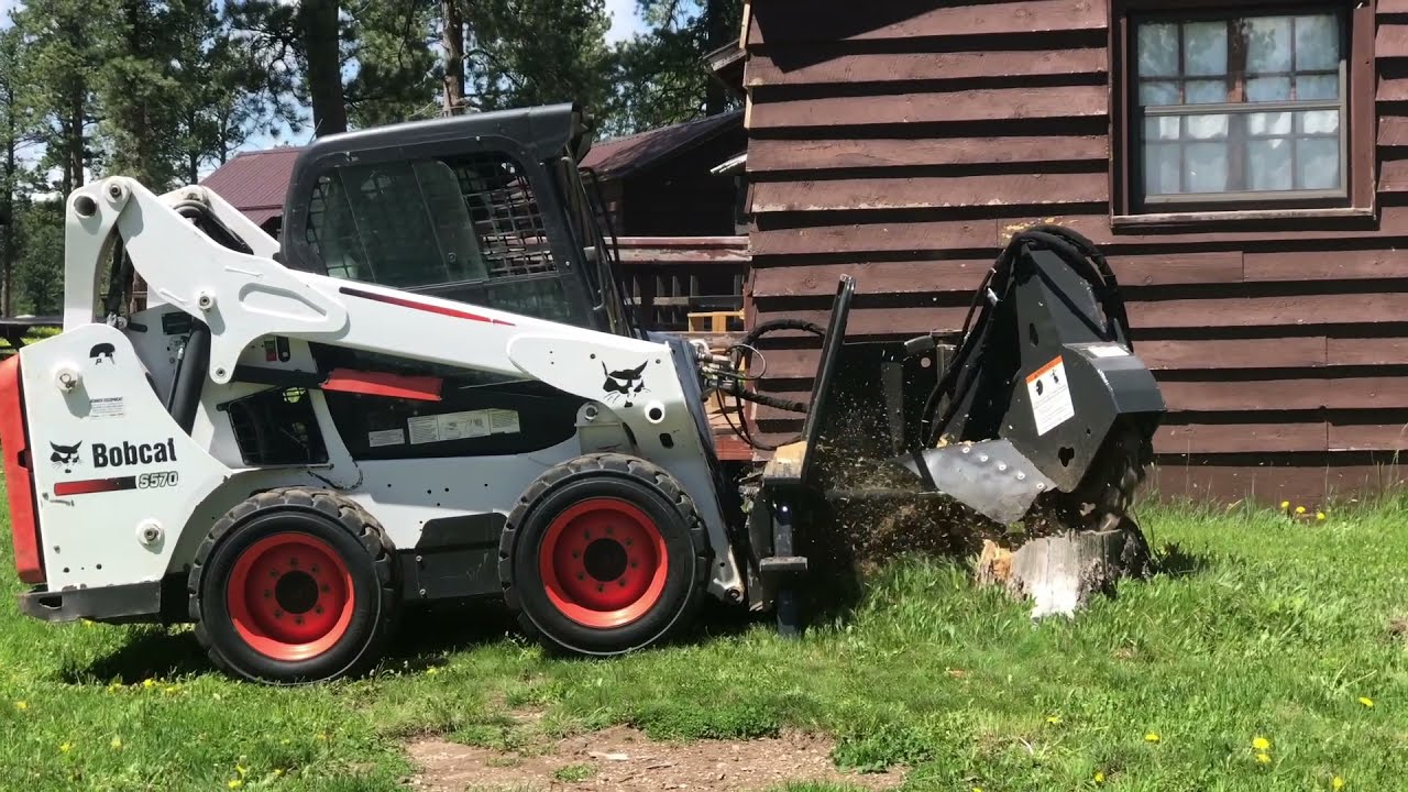 Bobcat SG60 Stump Grinder - YouTube