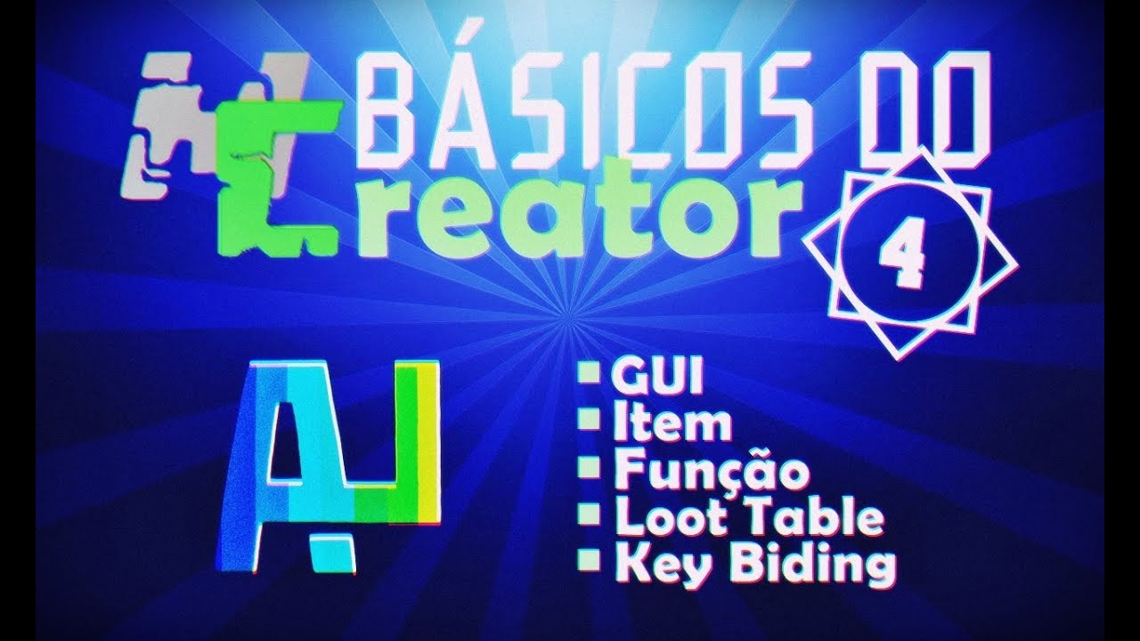 BASICOS do MCREATOR 4: FUNCTION, ITEM, GUI, LOOT TABLE e KEY BINDING - YouTube