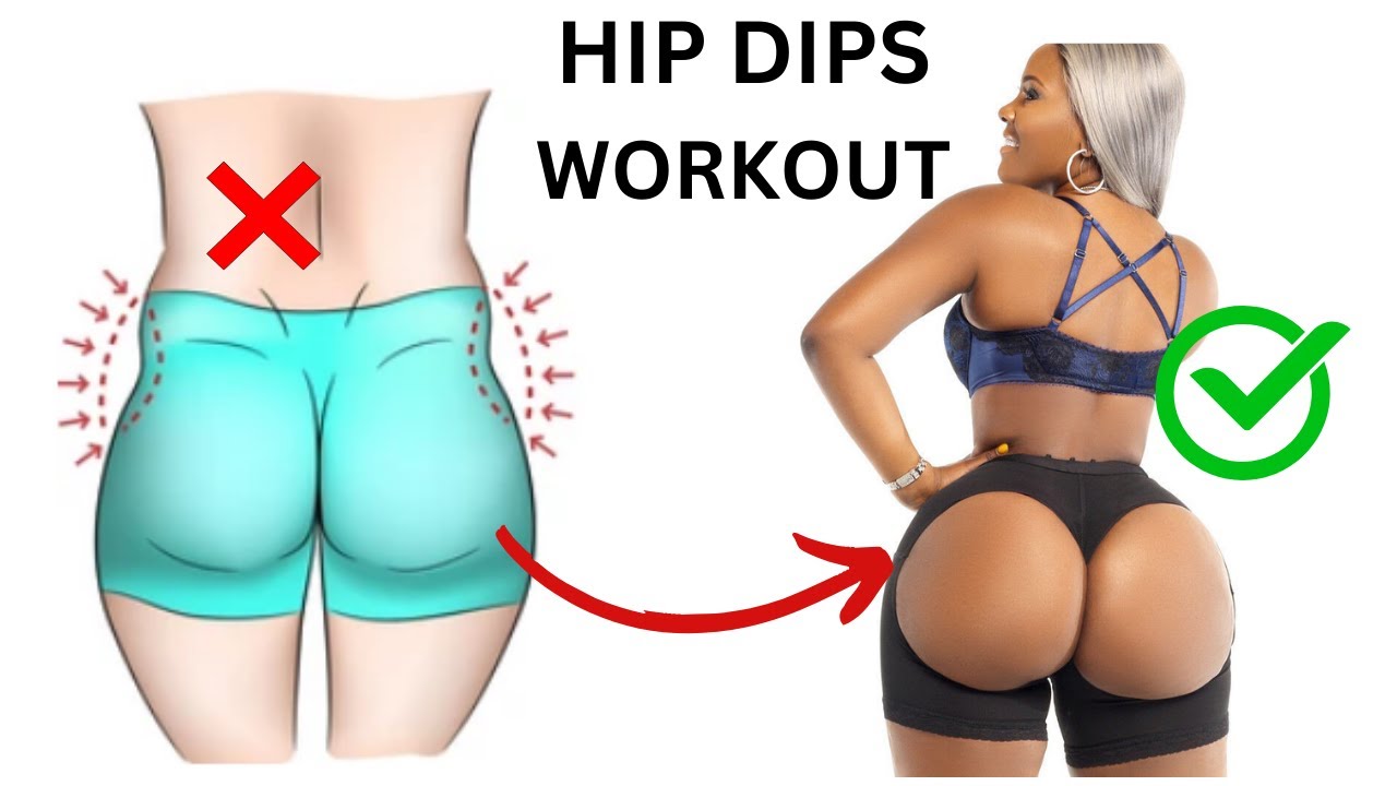 Hips Dips Workout | 10 Min Side Booty Exercises 🍑 At Home Hourglass Challenge - YouTube