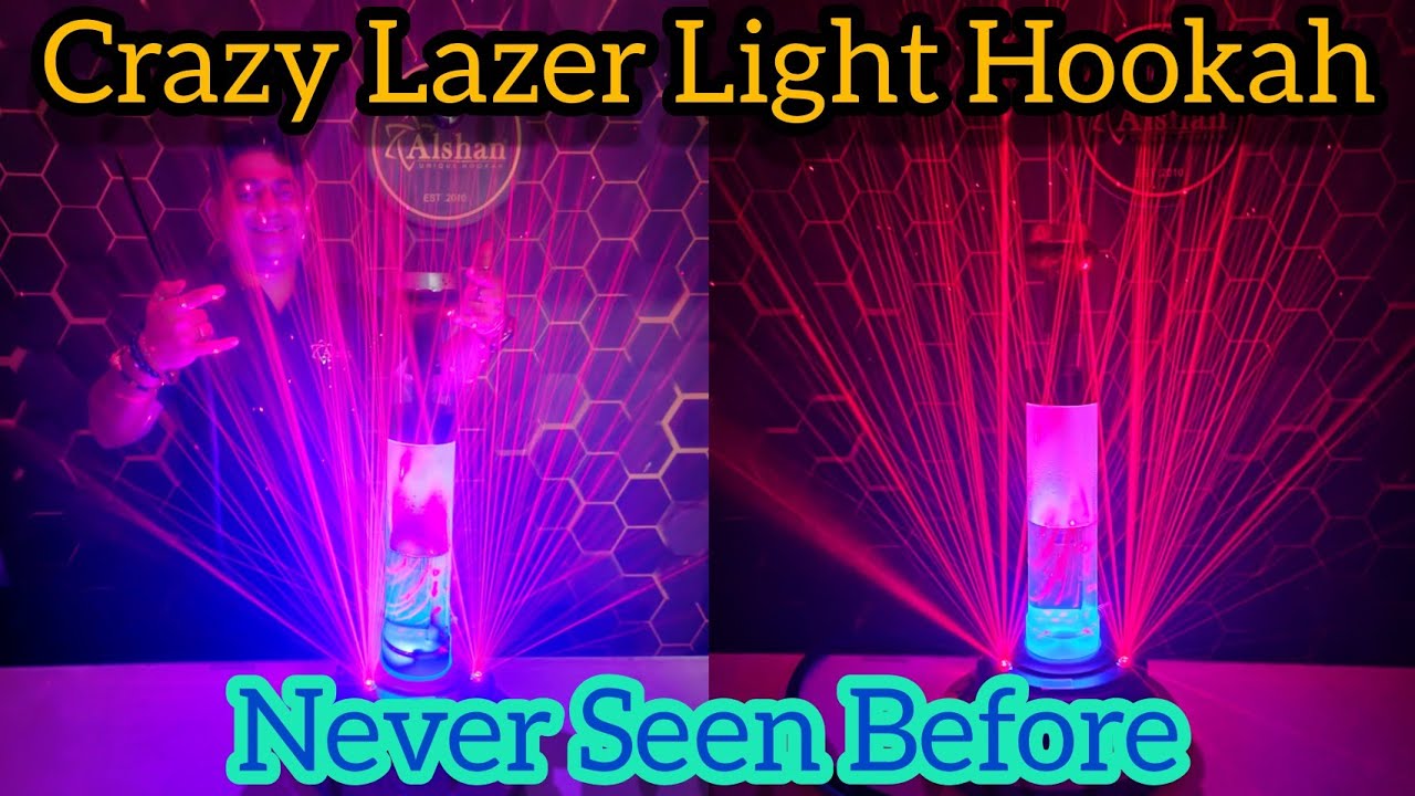 Crazy Lazer Light Hookah 😱😱 | Best Lazer Light Ever | Amazing Effects ...
