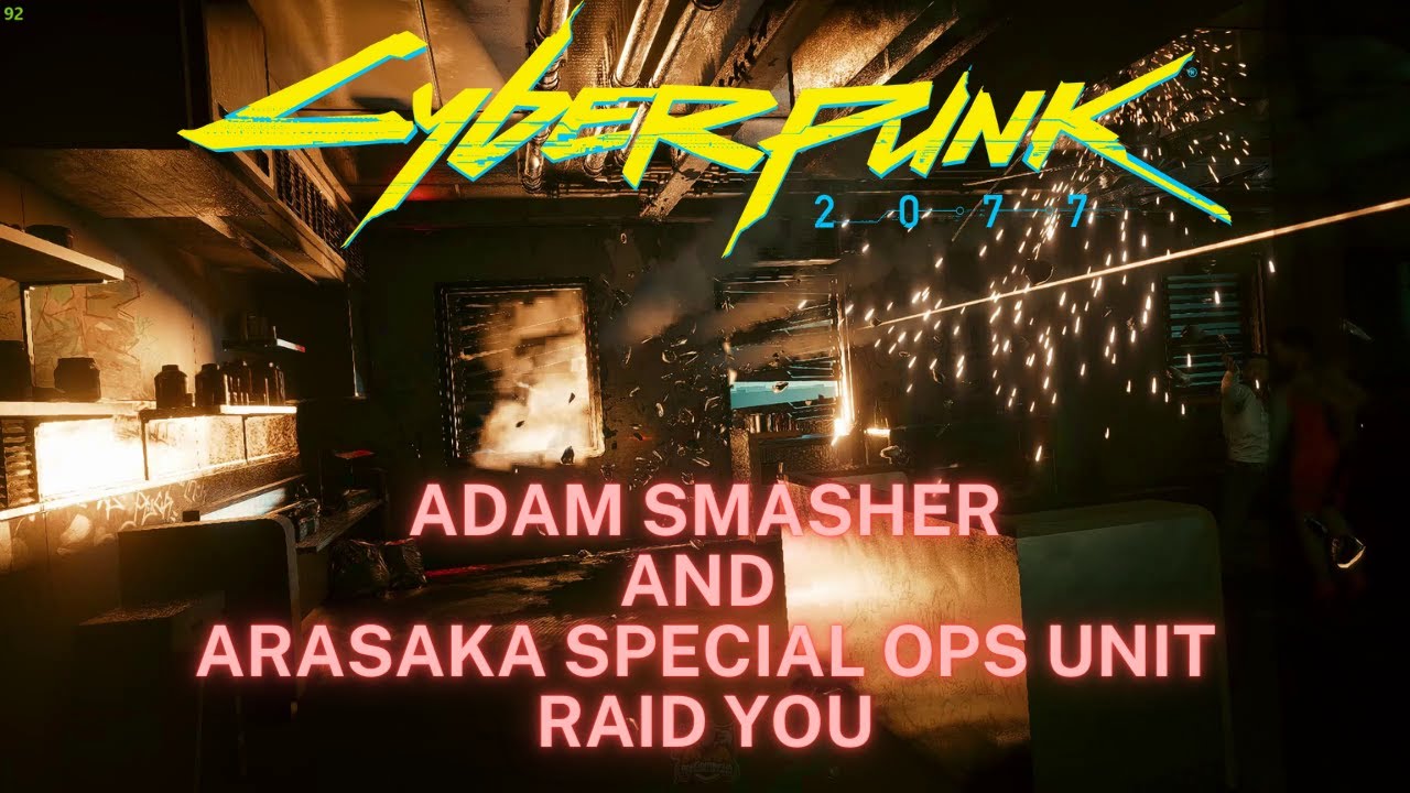 Cyberpunk 2077 Adam Smasher And Arasaka's Spec ops Unit Raid You - YouTube