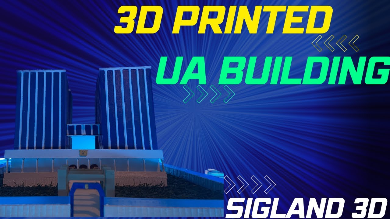 Huge 3D Printed UA Building Unveil - YouTube
