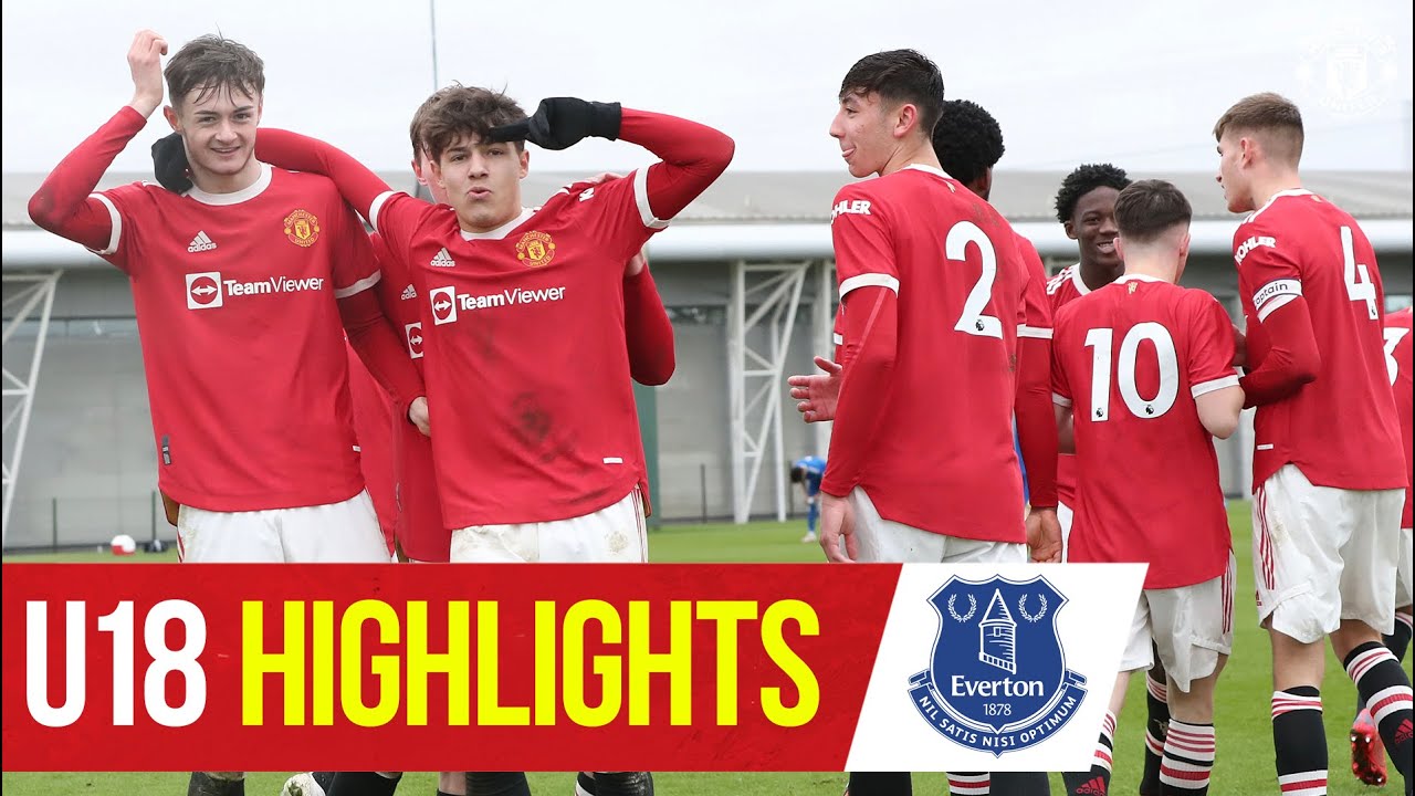 U18 Highlights | Manchester United 4-2 Everton | The Academy - YouTube