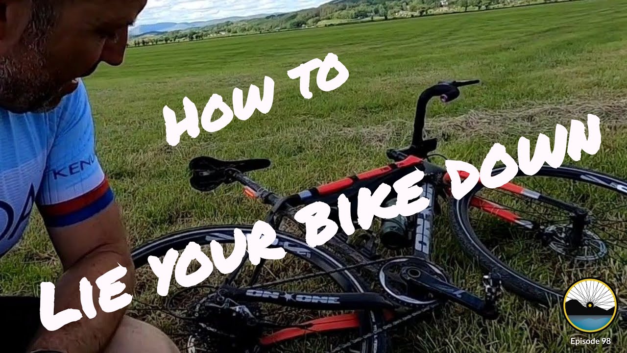 HOW TO TO LIE PARK OR LAY YOUR BIKE DOWN ON THE GROUND CORRECTLY - YouTube