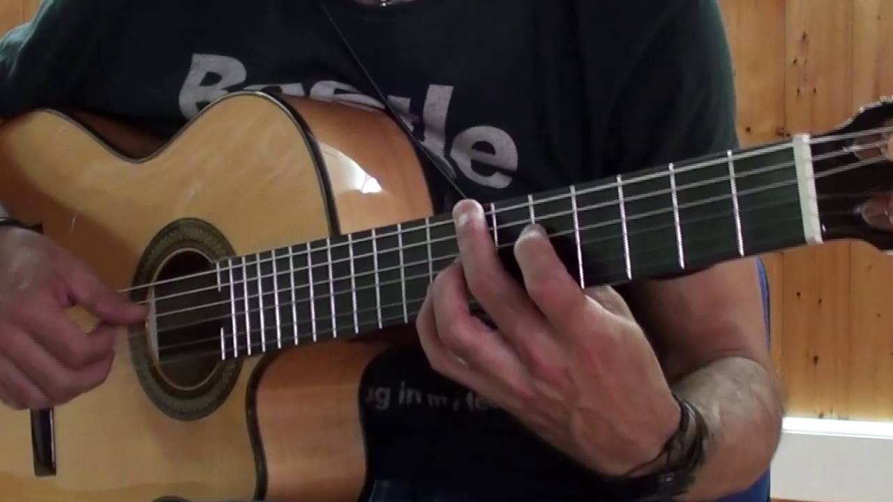 Demo guitarra ALHAMBRA 7f por J.L.Arrazola "il postino" - YouTube