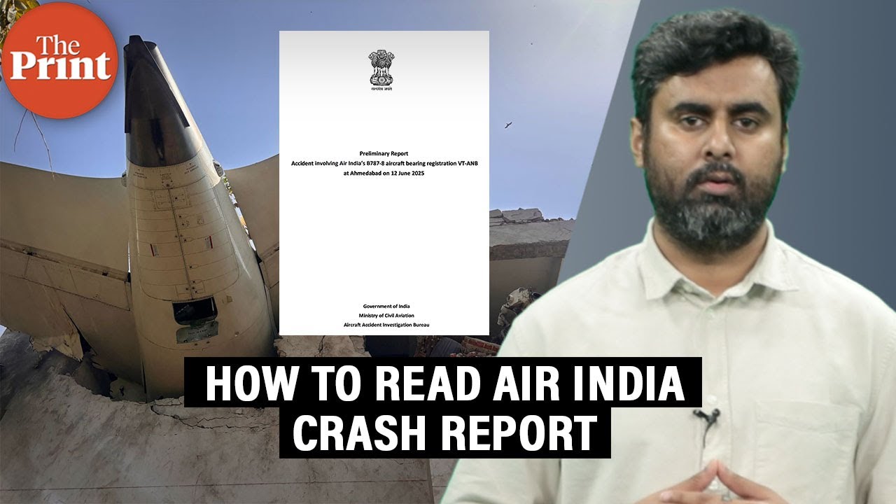 How to decode the Air India crash preliminary report? A key to ...