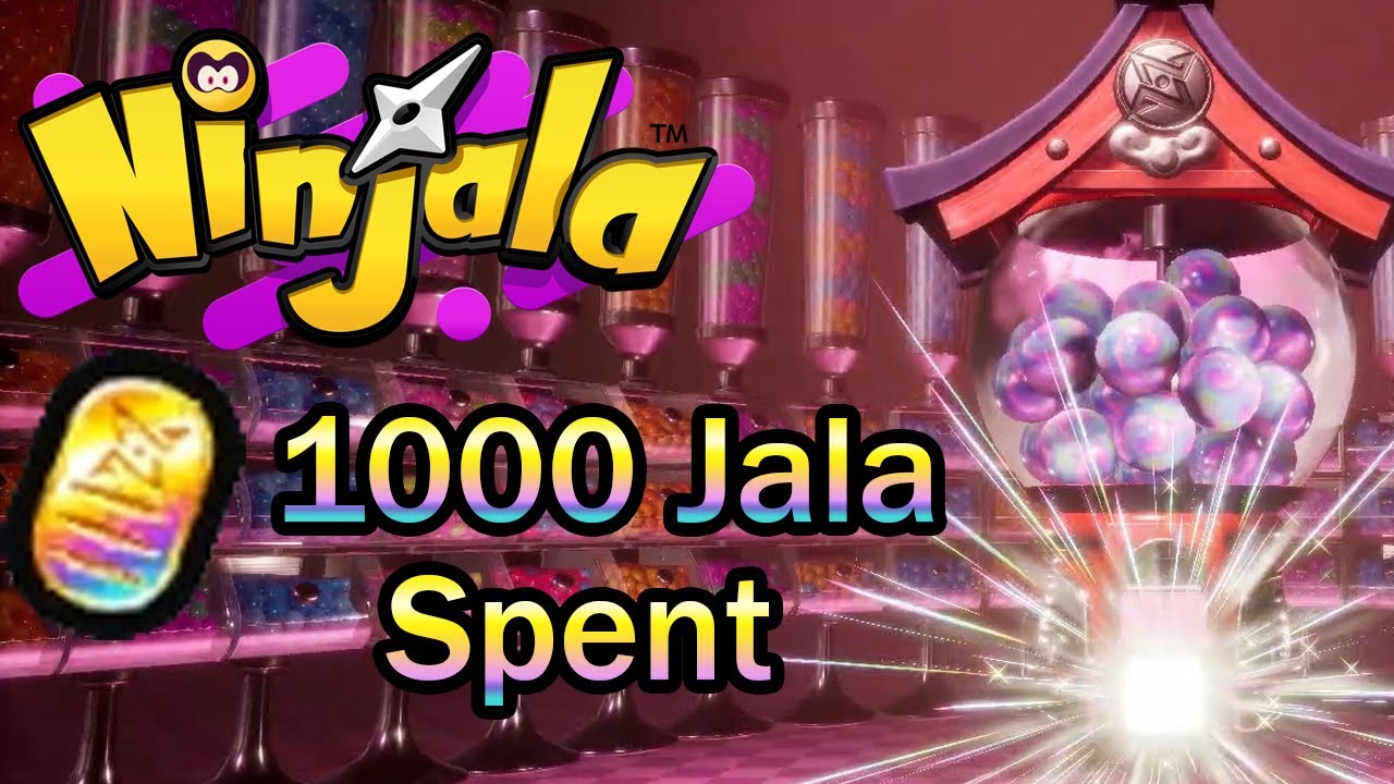 1,000 Jala on Gumball Machine - Ninjala - YouTube