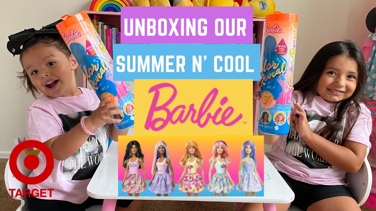 Color Reveal Barbie Unboxing - YouTube