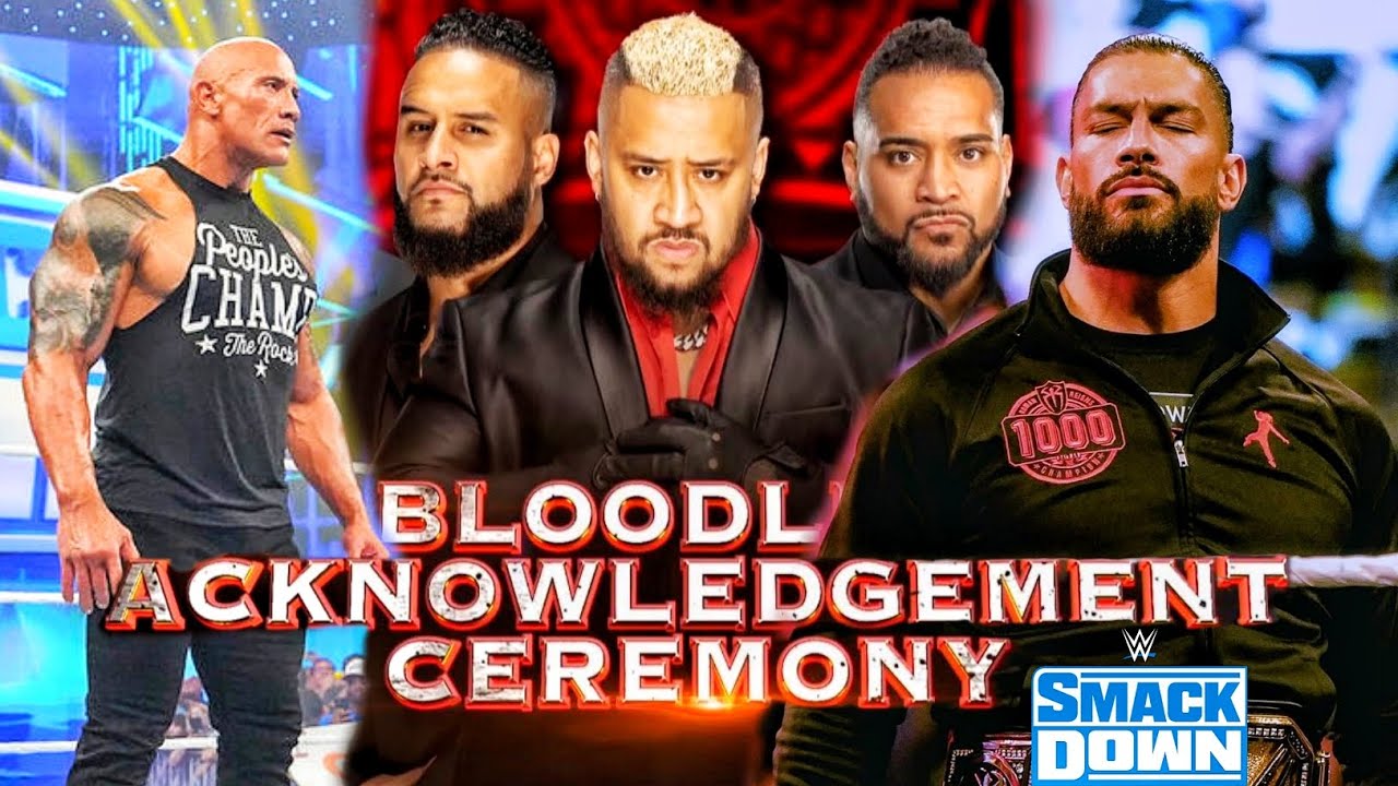 ROMAN REIGNS AND THE ROCK RETURNS at WWE SmackDown Bloodline ...