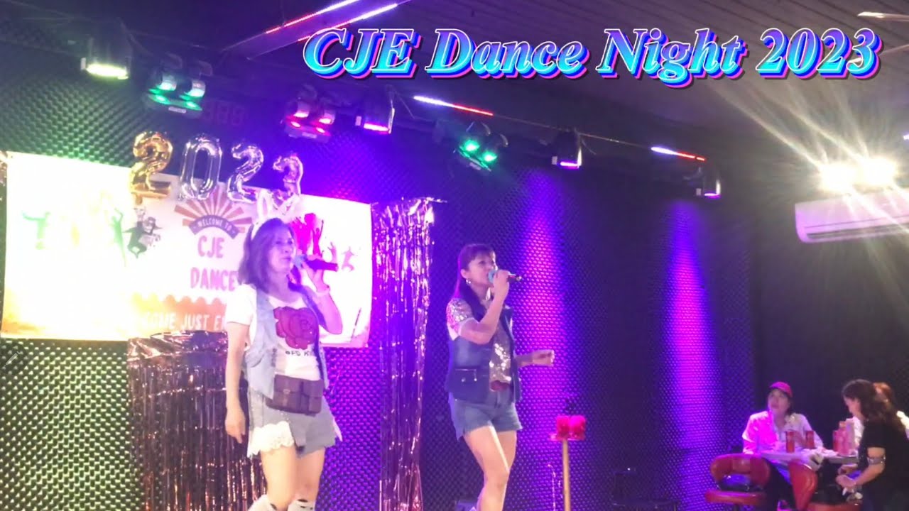 CJE Dance Nights Singing Performances by Nancy and Wendy - YouTube