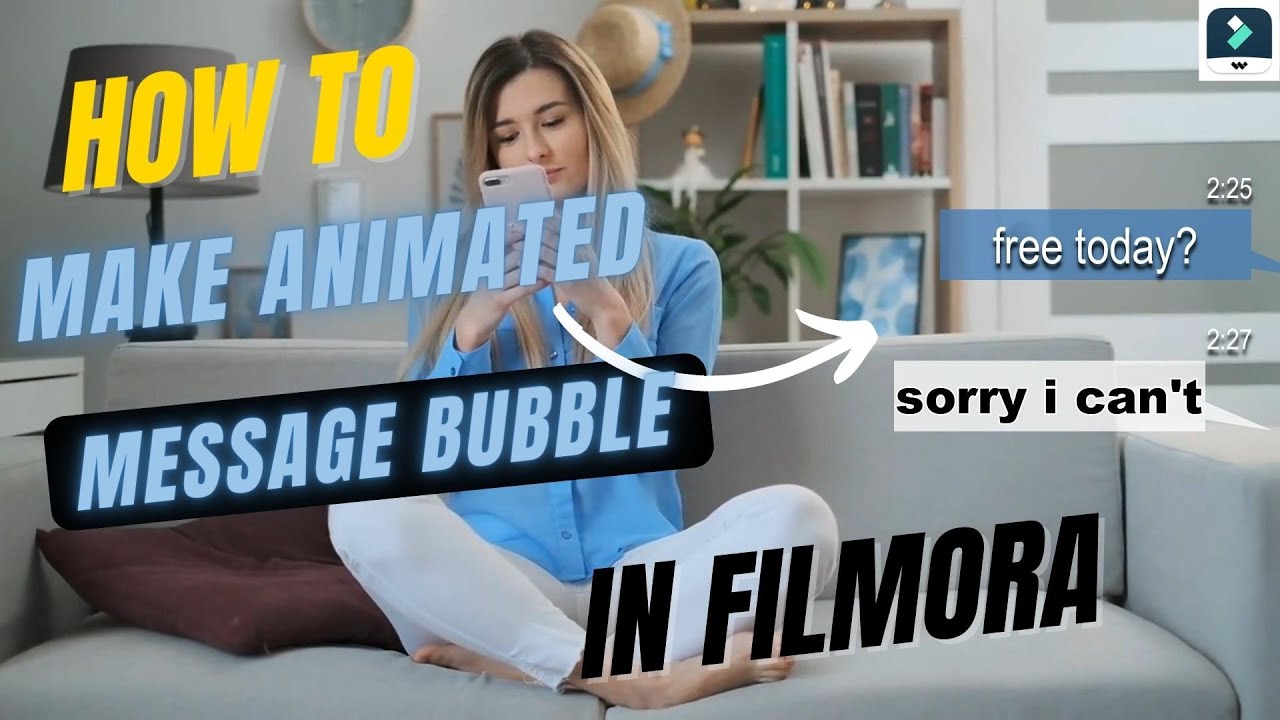 How To Create Dynamic Animated Message Bubbles in Filmora 9 Tutorial ...