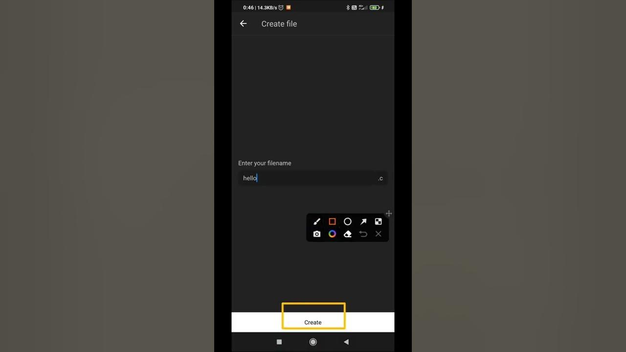 How To Create File In Dcoder App Youtube
