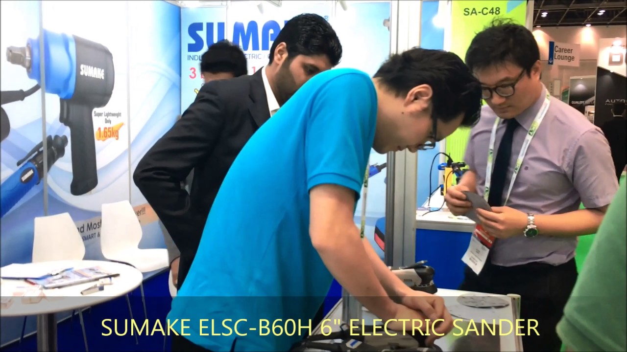 ELectric Sander in 2017 Dubai fair - YouTube