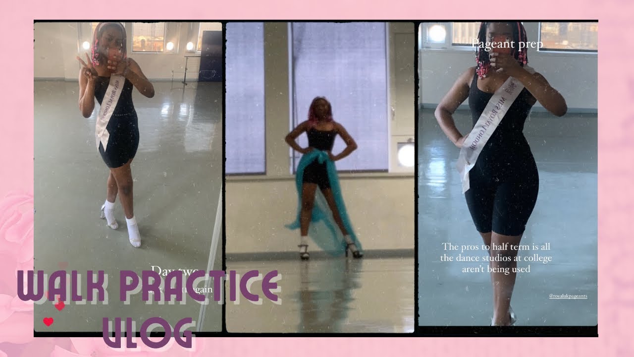 Practice My Pageant Walk With Me! - YouTube