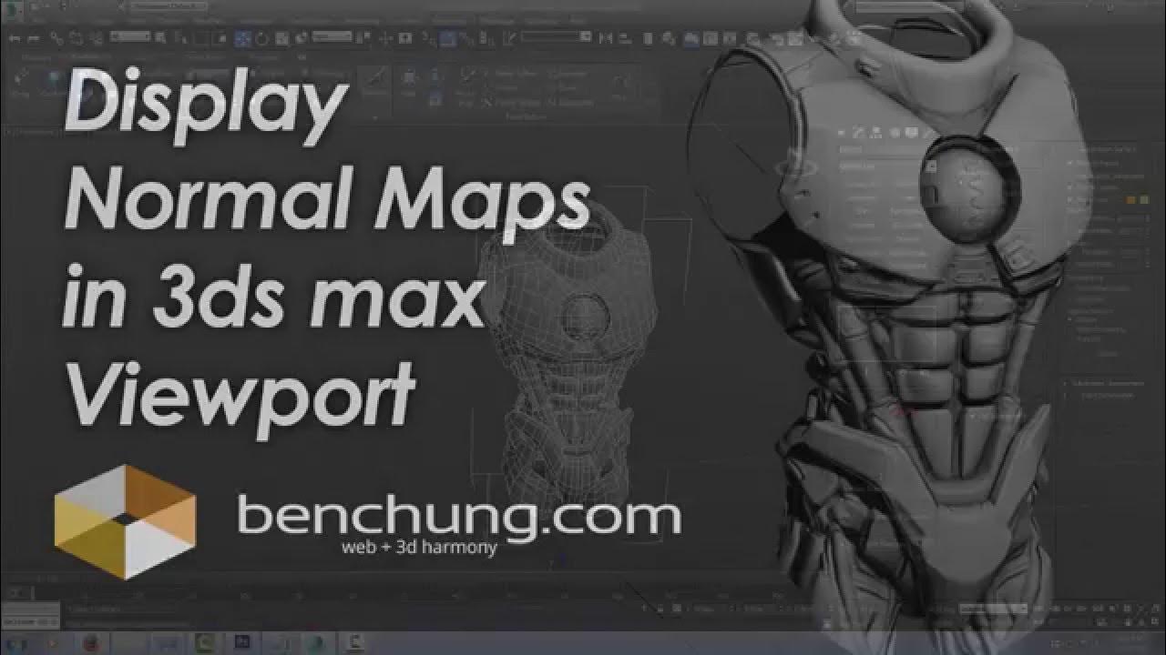 Display Normal Maps in 3DS Max Viewport - YouTube