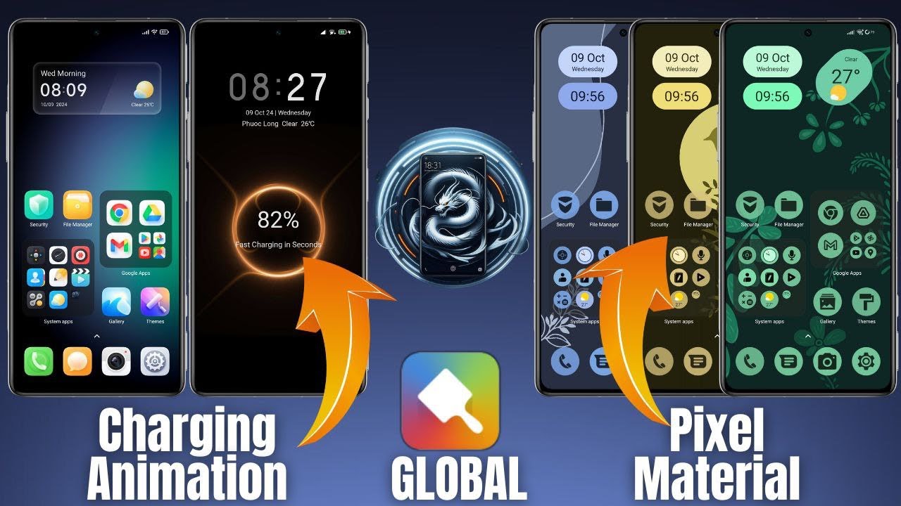 Beautiful Global Themes For Xiaomi Devices | Xiaomi Theme Hub - YouTube