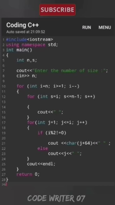 Best C Pattern Program Tutorial Video 💯🧠 Coding Youtubeshorts Code Cprogramming Youtube 