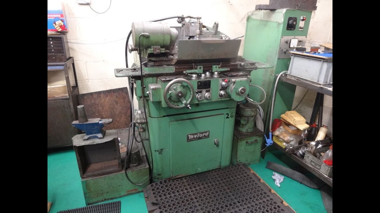 Myford MG12 HA Cylindrical Grinder - YouTube