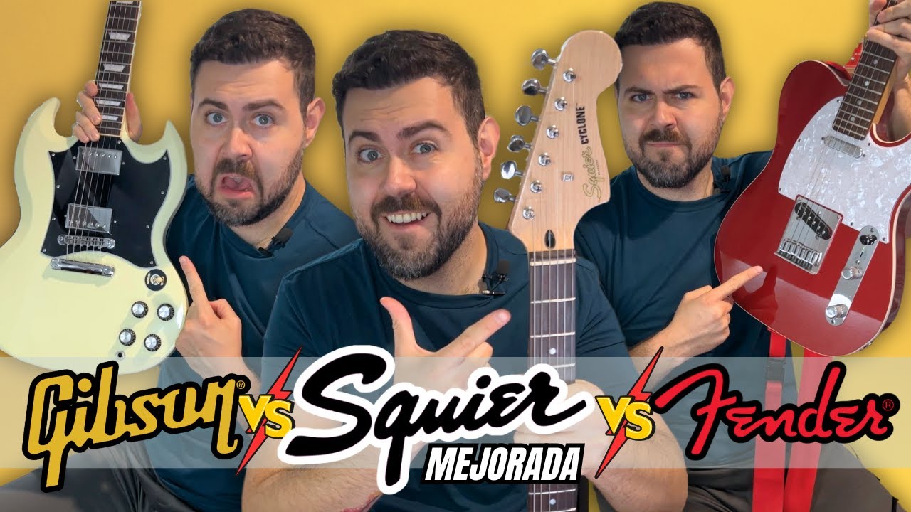 SQUIER deja EN RIDÍCULO a FENDER y GIBSON | Squier Cyclone Paranormal ...