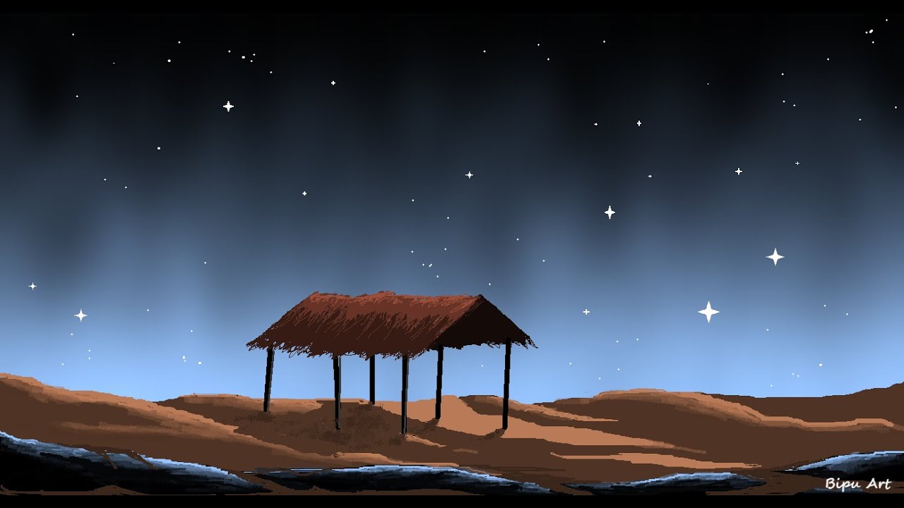 Desert Drawing on ms paint| Ms Paint Drawing | Ms Paint Drawing easy ...