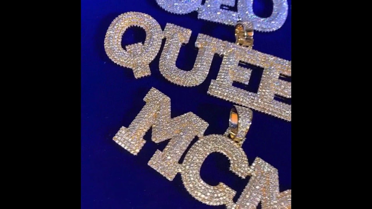 Hip Hop Jewelry Custom Name Chains | BlingJewelz.com - YouTube