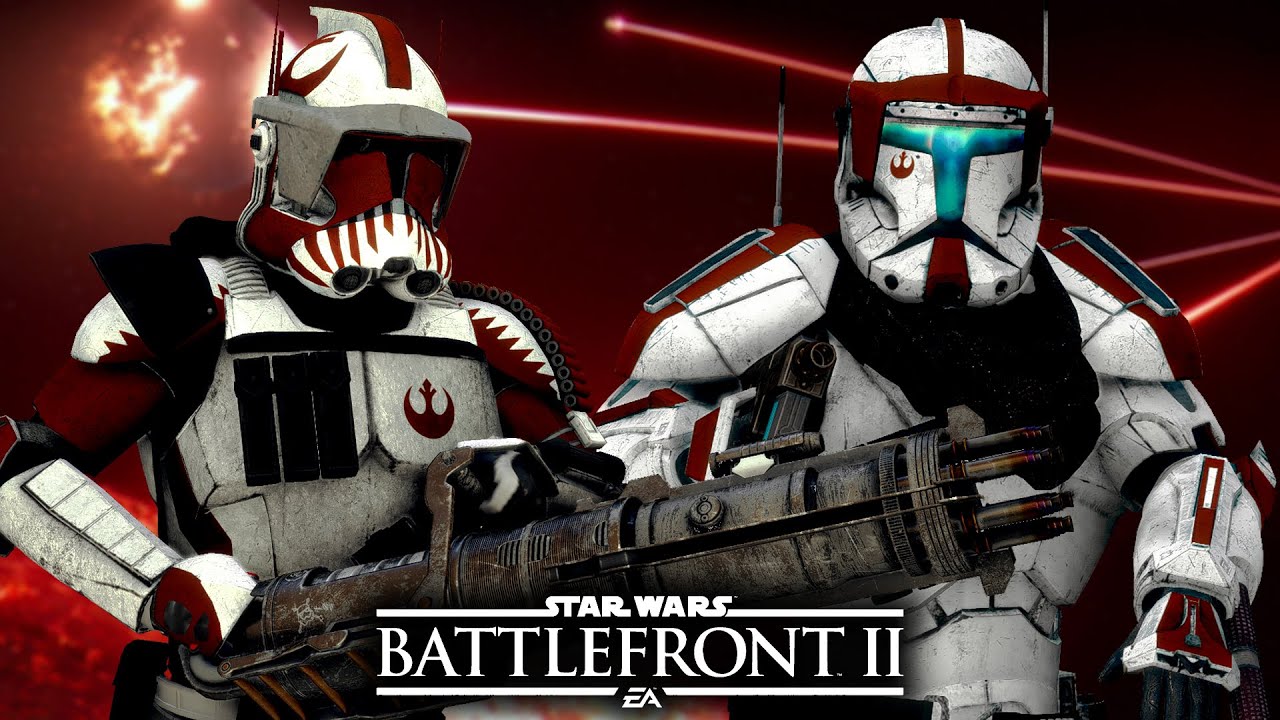 RESISTANCE CLONE TROOPERS - Star Wars Battlefront 2 Clone Armored ...