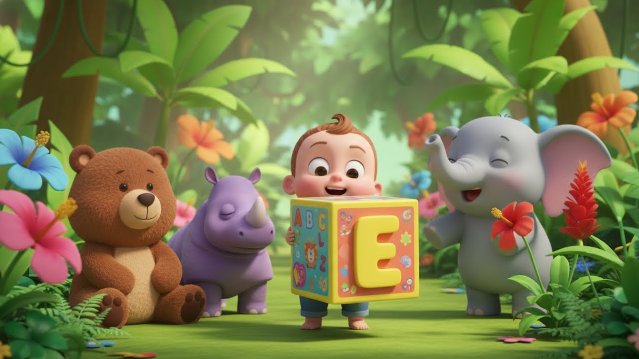 ABC Surprise Box with Animals 1 Song for Kids | Learn Alphabet ...