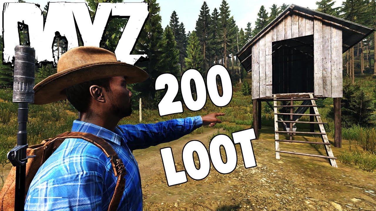DayZ LOOT from 200 Deer Stands (Vanilla) #dayz - YouTube