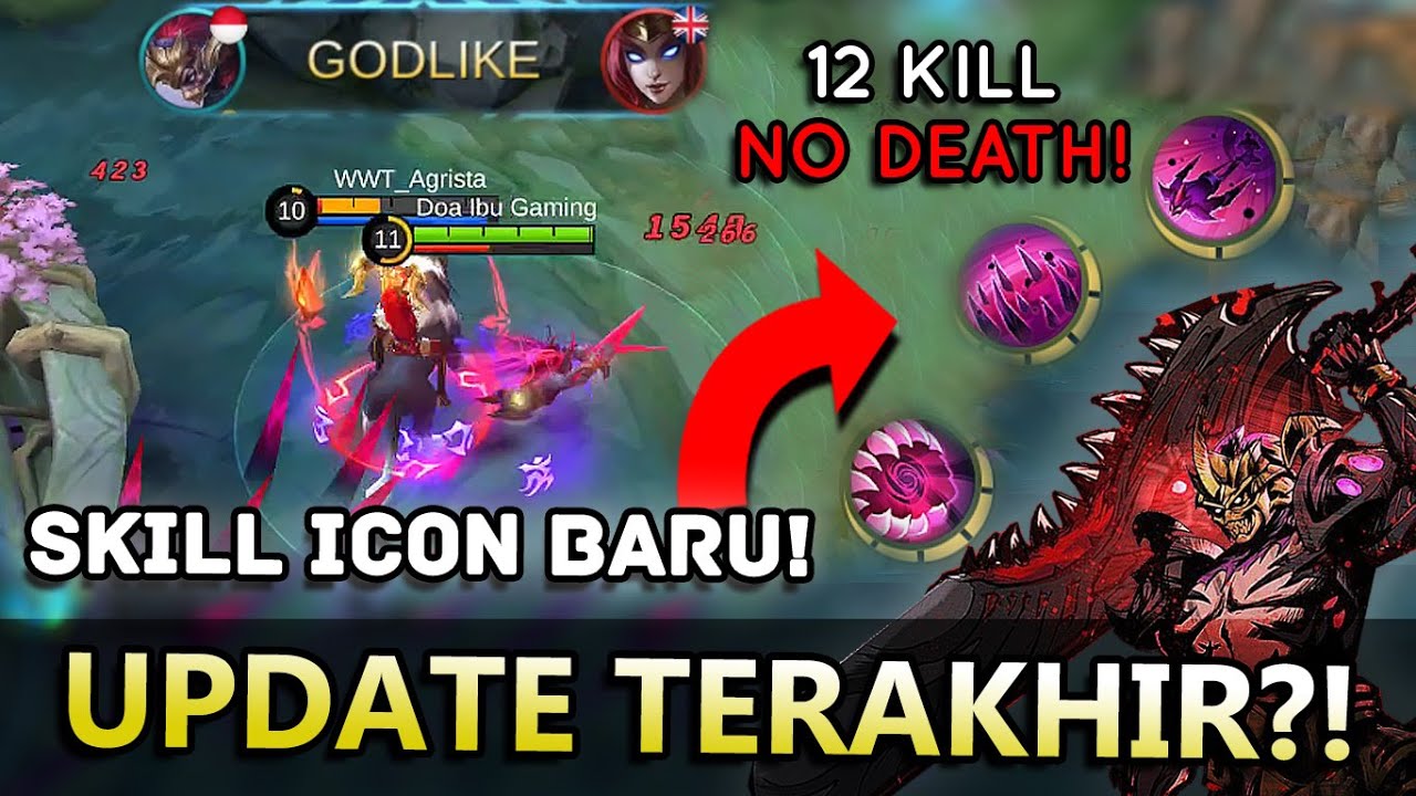 GILA!! UPDATE TERBARU HANZO REVAMP SKILL ICON BARU DAN AREA SKILL ...
