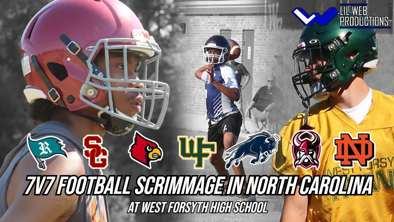 West Forsyth High School (NC) 7v7 Football Scrimmage Highlight 🎥🏈 - YouTube