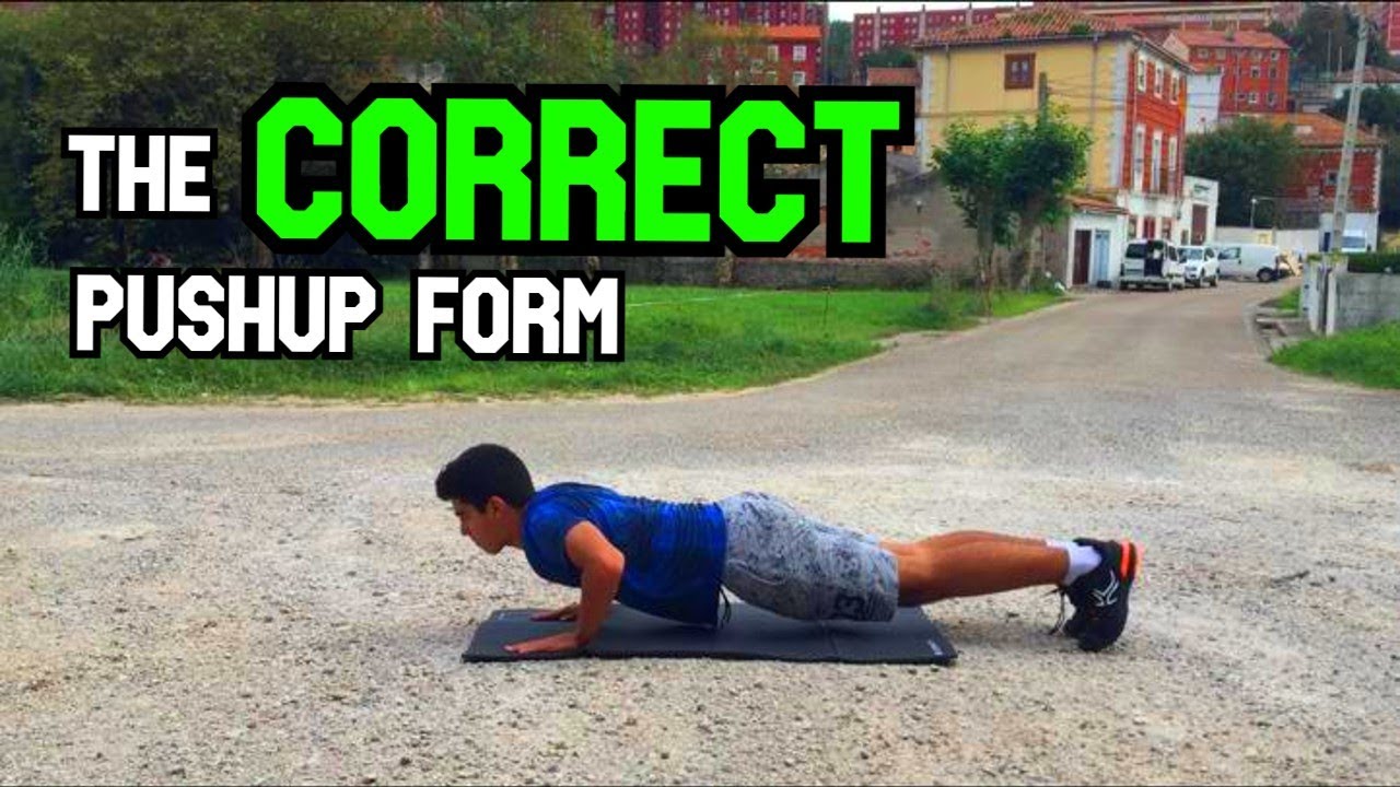 the CORRECT pushup form! - YouTube