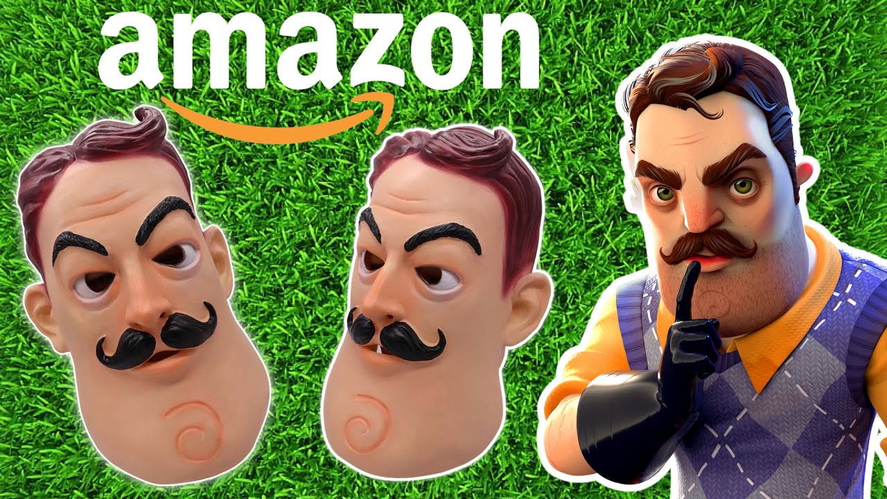 Hello Neighbor Mask Review and Cosplay - YouTube