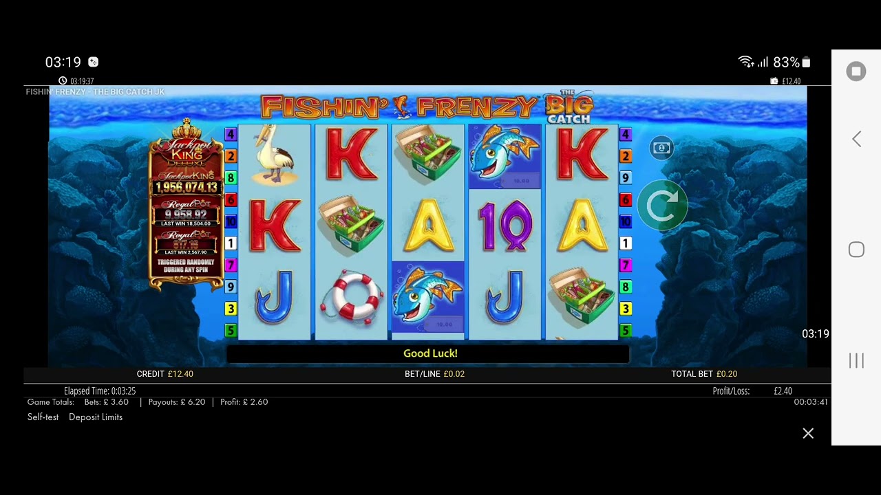 A Test Vid on a new Casino . A bit of Fishin frenzy and Horus. - YouTube