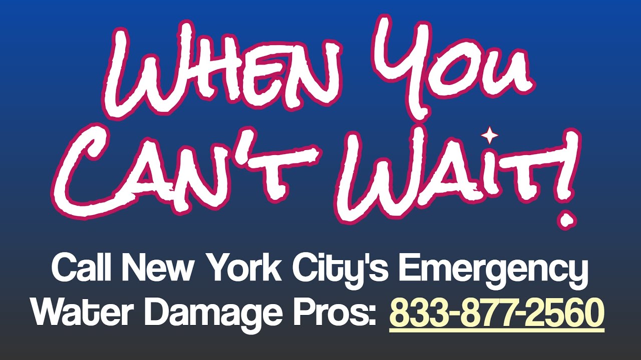 Water Damage Restoration New York City | NYC Water Damage:833-877-2560 ...
