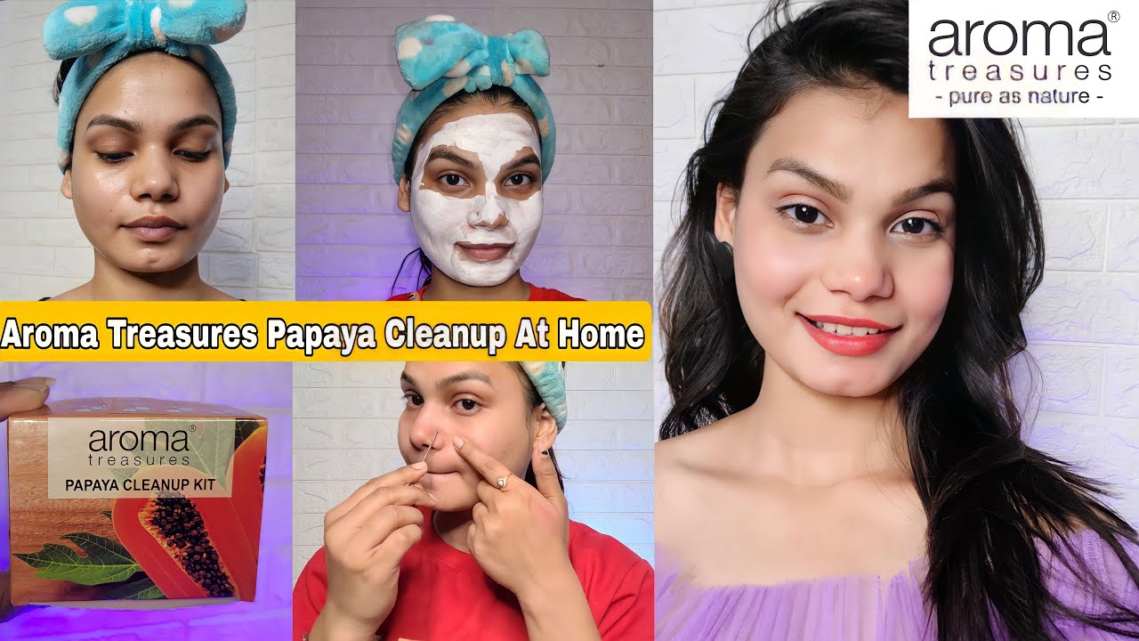 How to do facial clean up At Home | Parlour Like Glow | Aroma Treasures ...